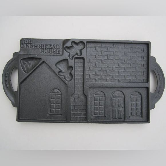 Vintage | Kitchen | Vintage John Wright Cast Iron Gingerbread House ...